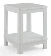 KETER DELUXE SIDE TABLE IN BOX - WHITE - Earl's Auction Company