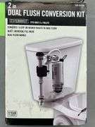(2) EVERBILT 2" DUAL FLUSH CONVERSION KITS IN BOXES - Earl's Auction ...