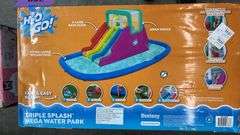 H2O GO TRIPLE SPLASH MEGA WATER PARK IN BOX - Earl's Auction Company