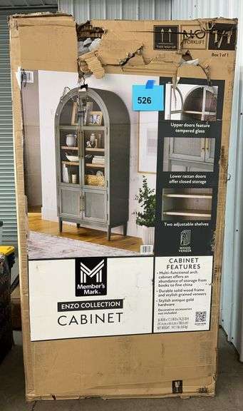 ENZO COLLECTION CABINET IN BOX - GREEN - Earl's Auction Company