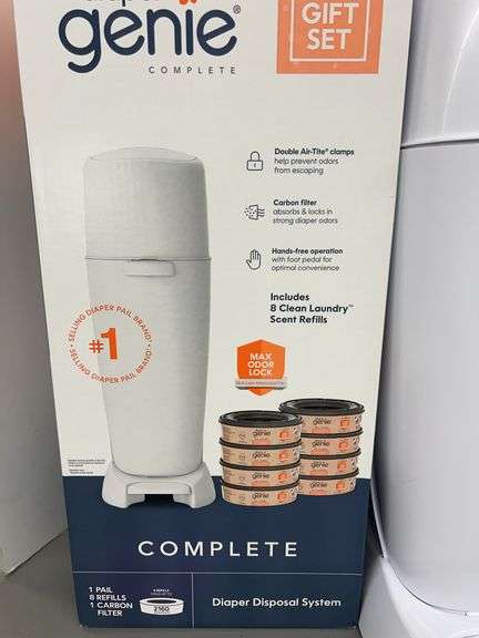 DIAPER GENIE COMPLETE SET W/ BOX - Earl's Auction Company