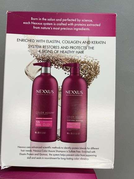 (2) BOXES OF NEXXUS SHAMPOO & CONDITIONER - Earl's Auction Company