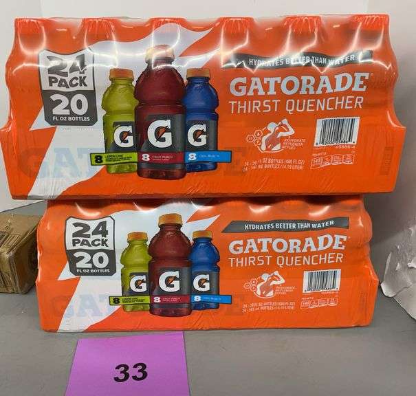 (2) PACKS OF GATORADE - Earl's Auction Company