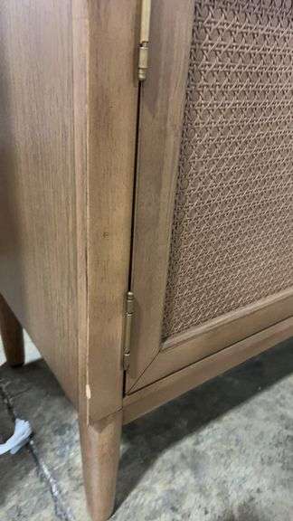 ENZO COLLECTION CABINET - BROWN - Earl's Auction Company