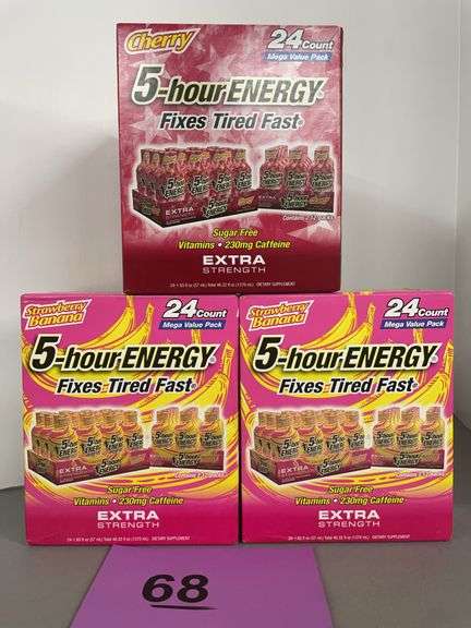 (3) BOXES OF 5 HOUR ENERGY - Earl's Auction Company