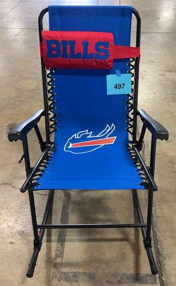 LOGOBRANDS BUNGEE ROCKER CHAIR - BILLS - Earl's Auction Company