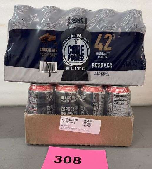 (2) PACKS OF BEVERAGES - FAIRLIFE & BLACK RIFLE COFFEE CO - Earl's ...