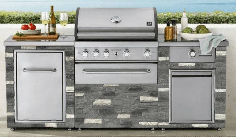 NORTHERN SLATE 5 BURNER PROPANE GAS ISLAND GRILL IN BOXES - Earl's ...