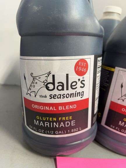 (4) JUGS OF DALES SEASONING MARINADE - Earl's Auction Company