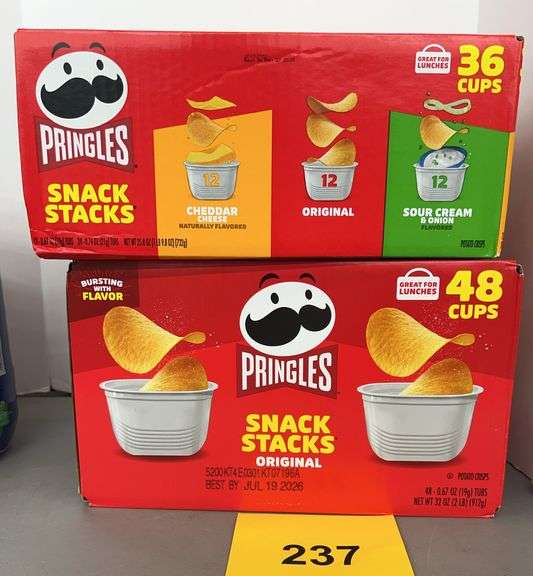 (2) BOXES OF PRINGLES - Earl's Auction Company