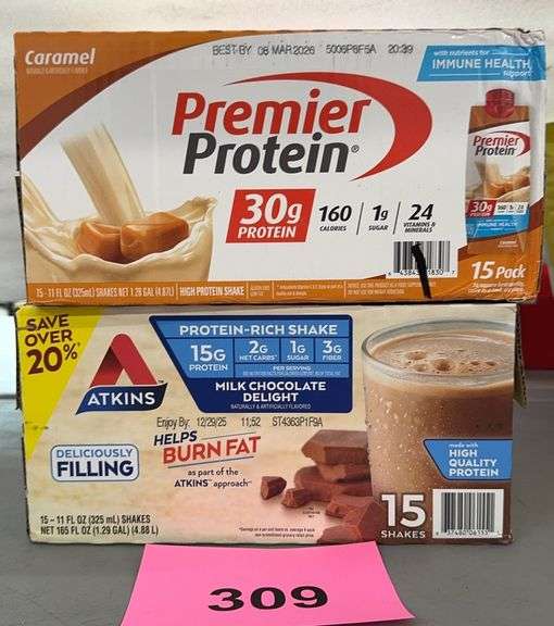 (2) BOXES OF PROTEIN SHAKES - Earl's Auction Company
