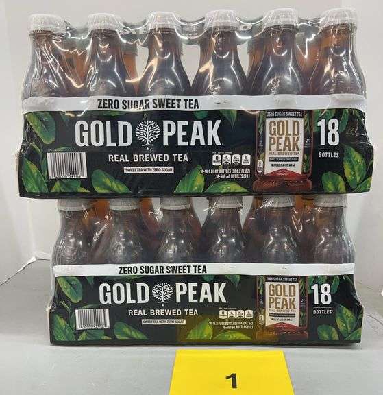 (2) PACKS OF GOLD PEAK ZERO SUGAR SWEET TEA - Earl's Auction Company