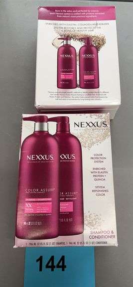 (2) BOXES OF NEXXUS SHAMPOO & CONDITIONER - Earl's Auction Company