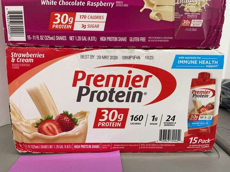 (3) BOXES OF PREMIER PROTEIN SHAKES - Earl's Auction Company