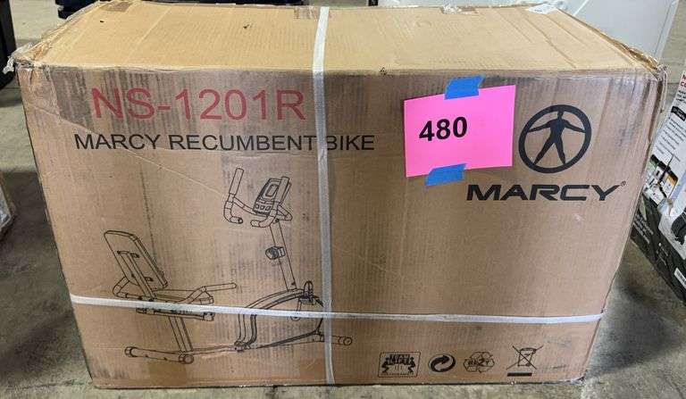 MARCY RECUMBENT BIKE IN BOX - Earl's Auction Company