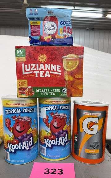 5PC LOT OF ASSORTED BEVERAGE MIX - Earl's Auction Company