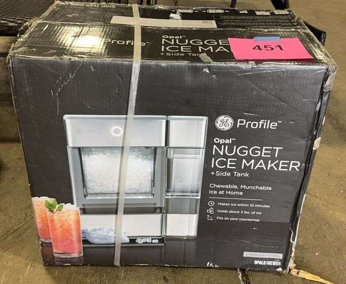GE OPAL NUGGET ICE MAKER IN BOX - Earl's Auction Company