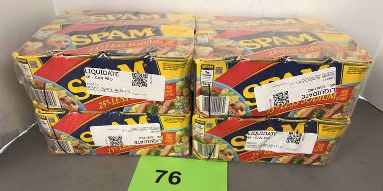 (4) PACKS OF SPAM - Earl's Auction Company