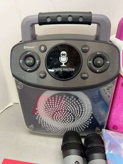 (2) KIDS SINGING MACHINES W/ MICROPHONES - Earl's Auction Company