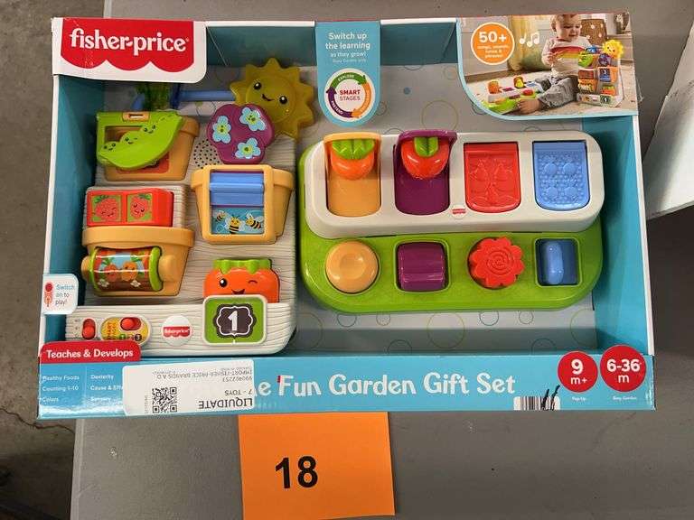 KIDS FISHER PRICE GROW THE FUN GARDEN GIFT SET IN BOX - Earl's Auction ...