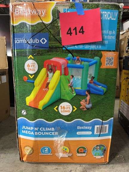 BESTWAY JUMP N CLIMB MEGA BOUNCER IN BOX - Earl's Auction Company