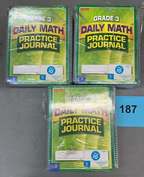 (30) KIDS GRADE 3 DAILY MATH PRACTICE JOURNALS - Earl's Auction Company