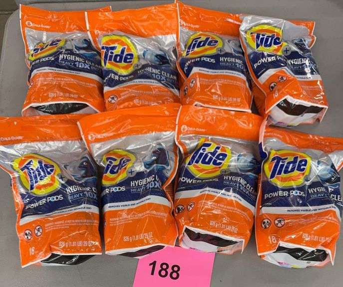 (8) BAGS OF TIDE PODS - Earl's Auction Company