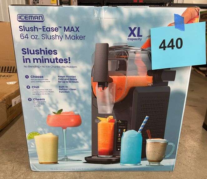 ICEMAN SLUSH EASE MAX SLUSHY MAKER IN BOX - Earl's Auction Company