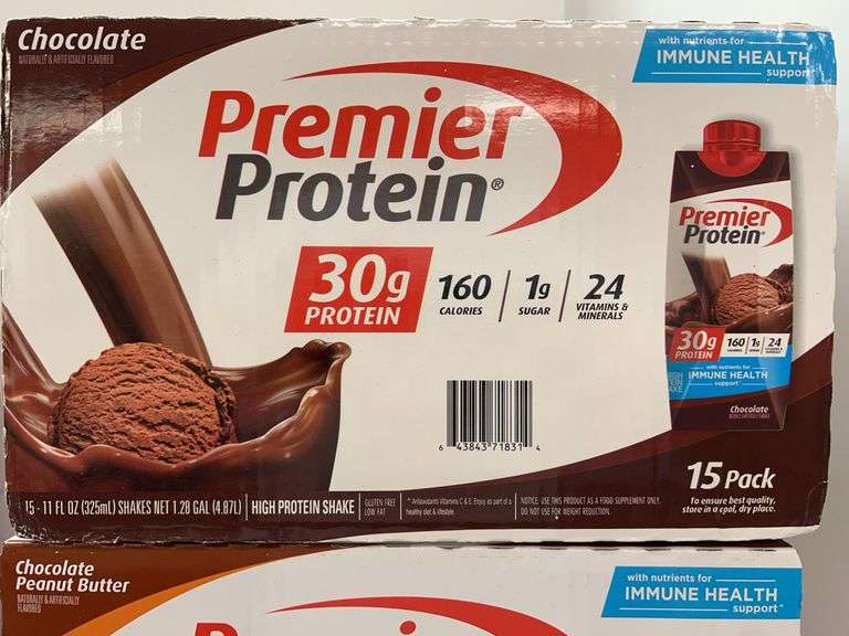 (3) BOXES OF PREMIER PROTEIN SHAKES - Earl's Auction Company