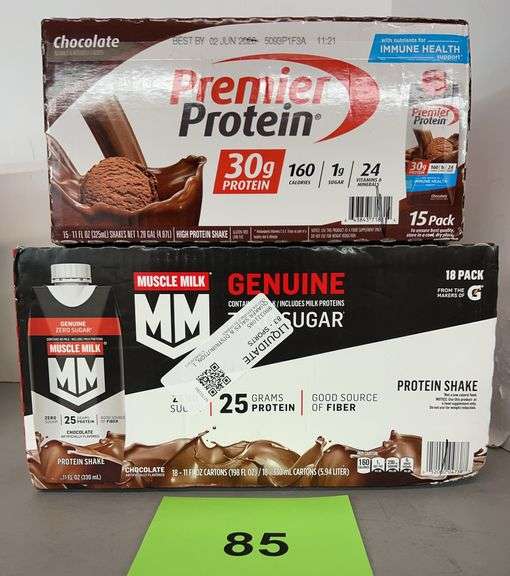 (2) BOXES OF PROTEIN SHAKES - Earl's Auction Company