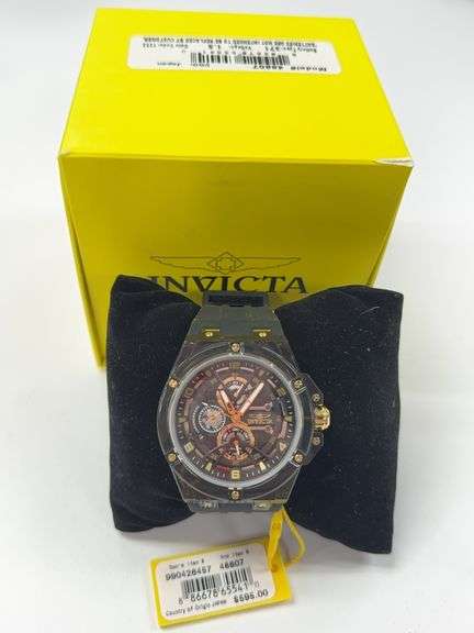 INVICTA MENS WATCH W/ BOX (MSRP $595.00) - Earl's Auction Company