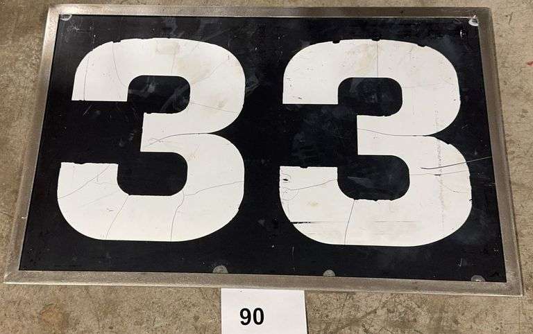 IMS SCORING PYLON SIGN W/ CERTIFICATE OF AUTHENTICITY - Earl's Auction ...