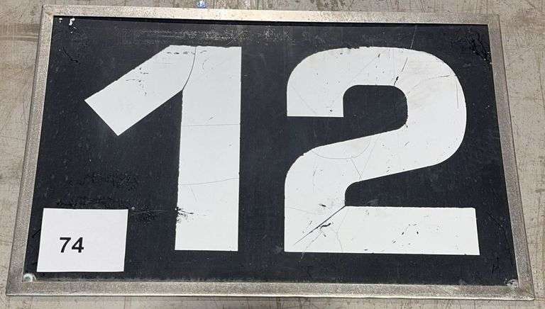 IMS SCORING PYLON SIGN W/ CERTIFICATE OF AUTHENTICITY - Earl's Auction ...