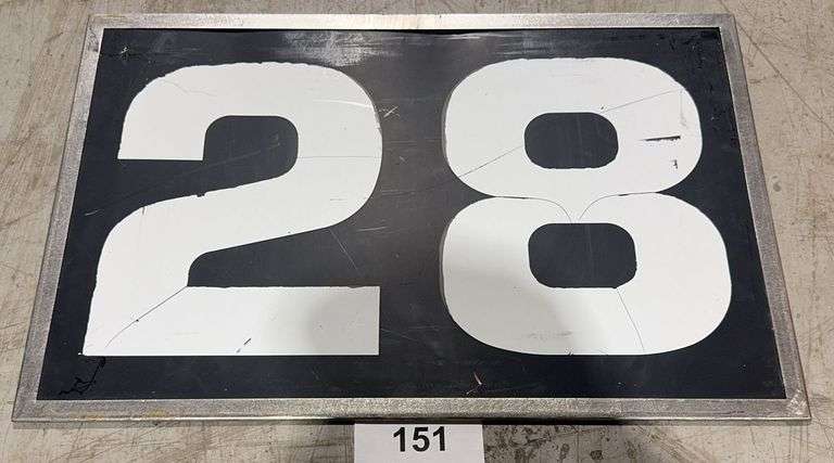 IMS SCORING PYLON SIGN W/ CERTIFICATE OF AUTHENTICITY - Earl's Auction ...