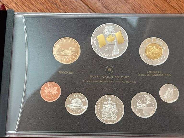2005 Proof Set Canadian Coinage - East Coast Coins, Auctions and ...