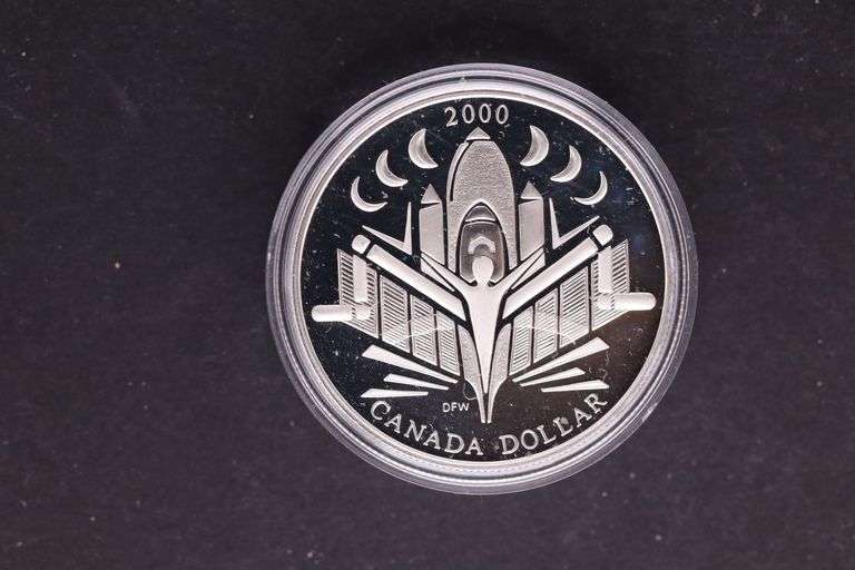 2000 Canadian $1 Voyage of Discovery Brilliant Uncirculated Silver ...