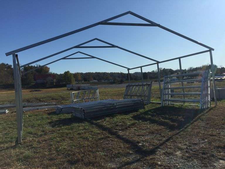 24X24 METAL BUILDING FRAME - EK Auctioneers LLC
