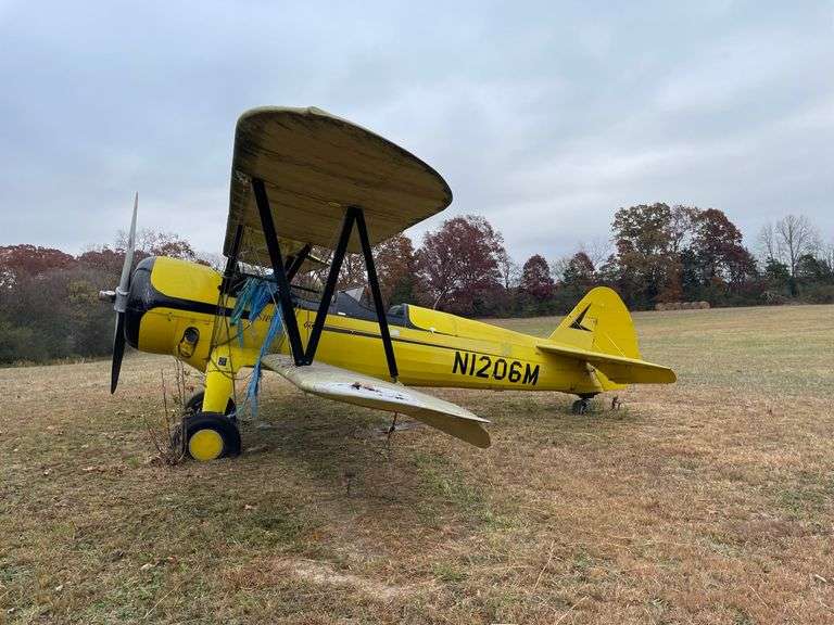 1942 BOEING E75 Stearman Fixed wing single engine (2 seats / 1 engine ...