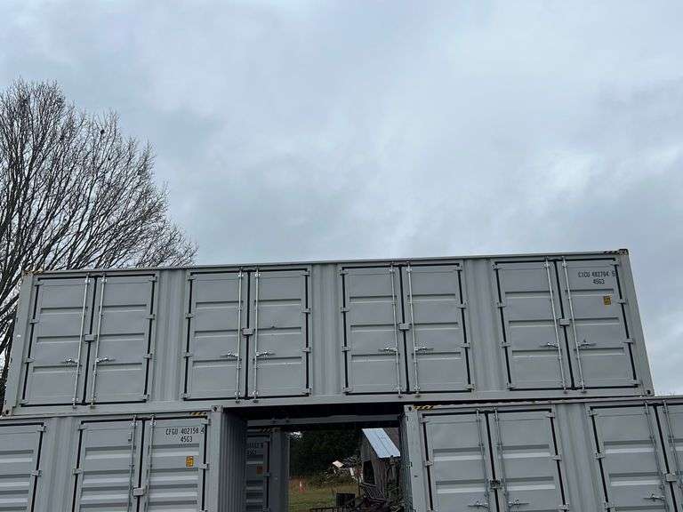 40' HQ SHIPPING CONTAINER WITH 4SIDE DOORS & 1REAR DOOR - EK ...