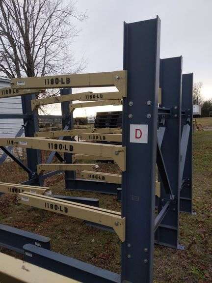 HEAVY DUTY STEEL PLATE & LUMBER RACKS - EK Auctioneers LLC