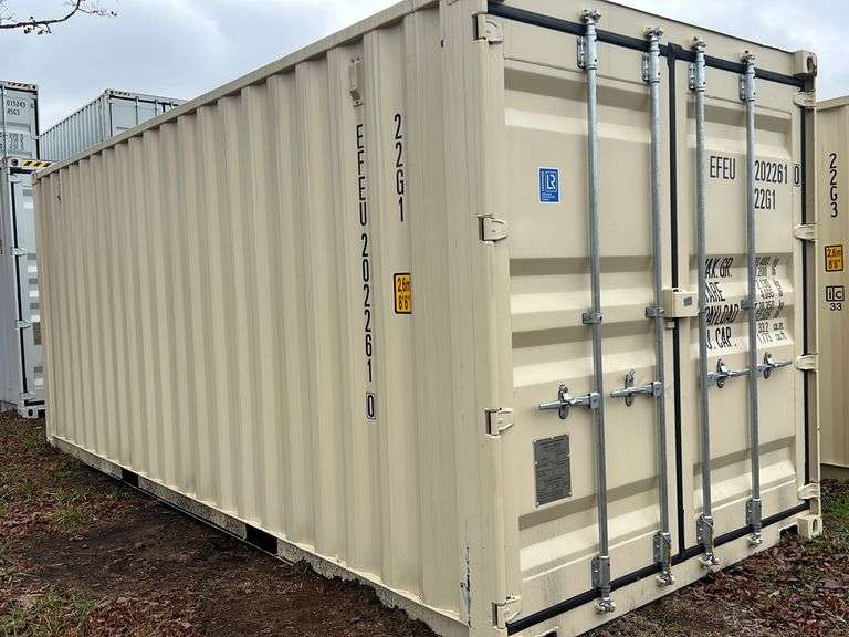 UNUSED 20' SHIPPING CONTAINER SINGLE DOOR - EK Auctioneers LLC