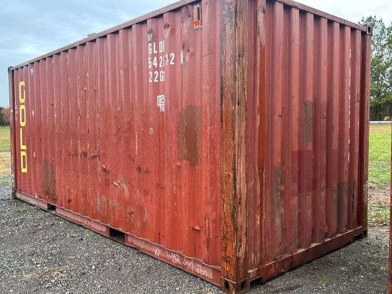 20' USED SHIPPING CONTAINER - EK Auctioneers LLC
