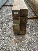 QTY (8) UNUSED 6"X6"X16' PRESSURE TREATED POSTS - EK Auctioneers LLC