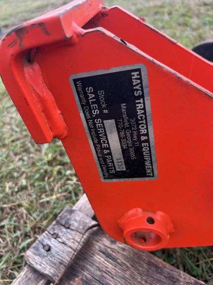 KUBOTA LOADER BRACKET - EK Auctioneers LLC