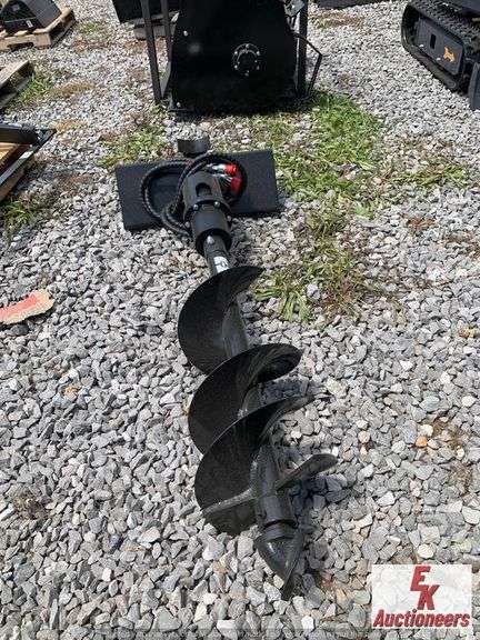 UNUSED AUGER FOR WALK BEHIND SKIDSTEER - EK Auctioneers LLC