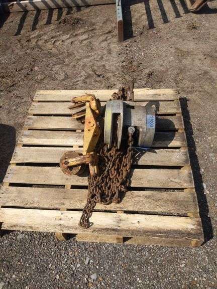 CM CYCLONE MODEL S 1 1/5 TON CHAIN FALL - EK Auctioneers LLC