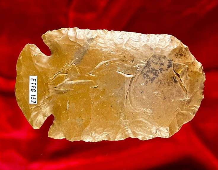 A Rare 2-9/16" Dovetail Hafted Scraper *Josh Davis COA* - Evan Gallo ...