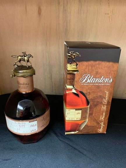 Blanton's Bourbon and cigars - Auction Services LTD