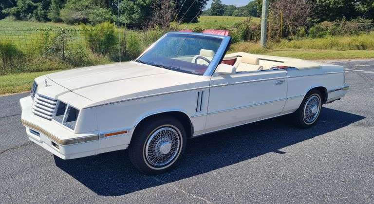 1984 Dodge 600 Convertible - Auction Services LTD