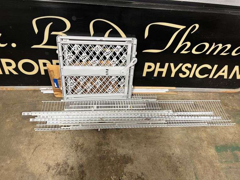 Sign and racks - Auction Services LTD